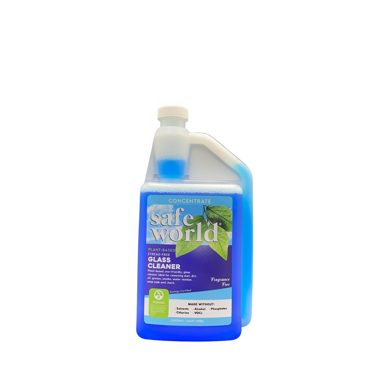 ECOLOGO® | Plant-Based | Glass Cleaner (Blue) – Dynasol