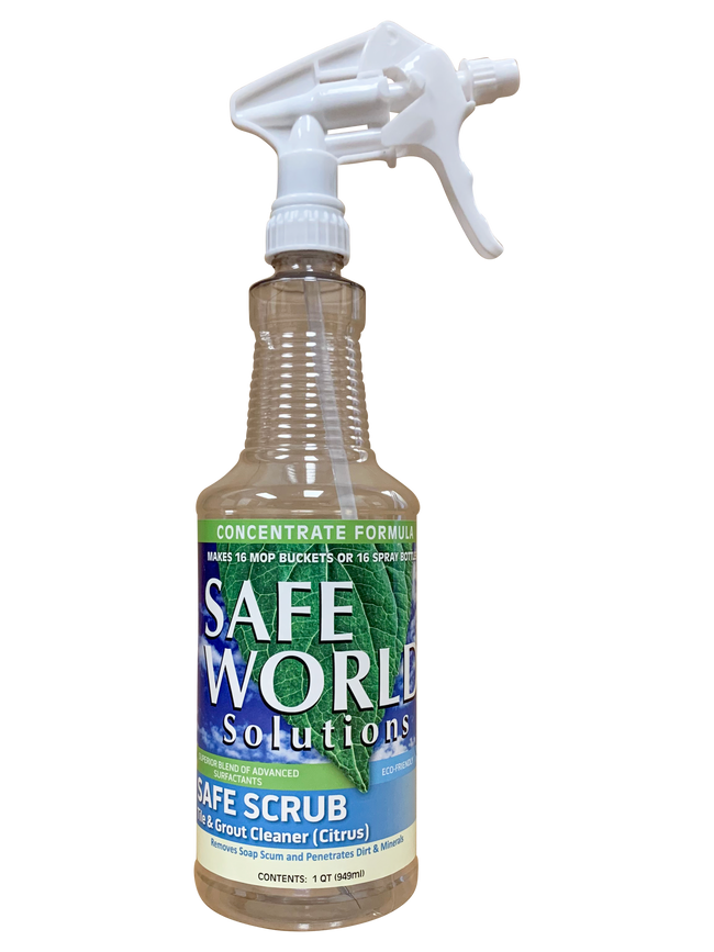 Safe World Solutions | Safe Scrub | Pro Tile & Grout Cleaner – Dynasol